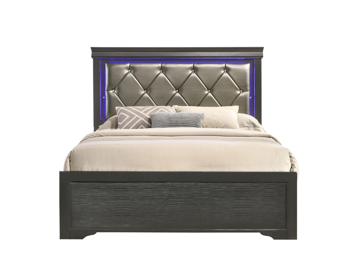 Click here for Streamdale Modern Brooklyn Twin Size Led Bed Made... prices