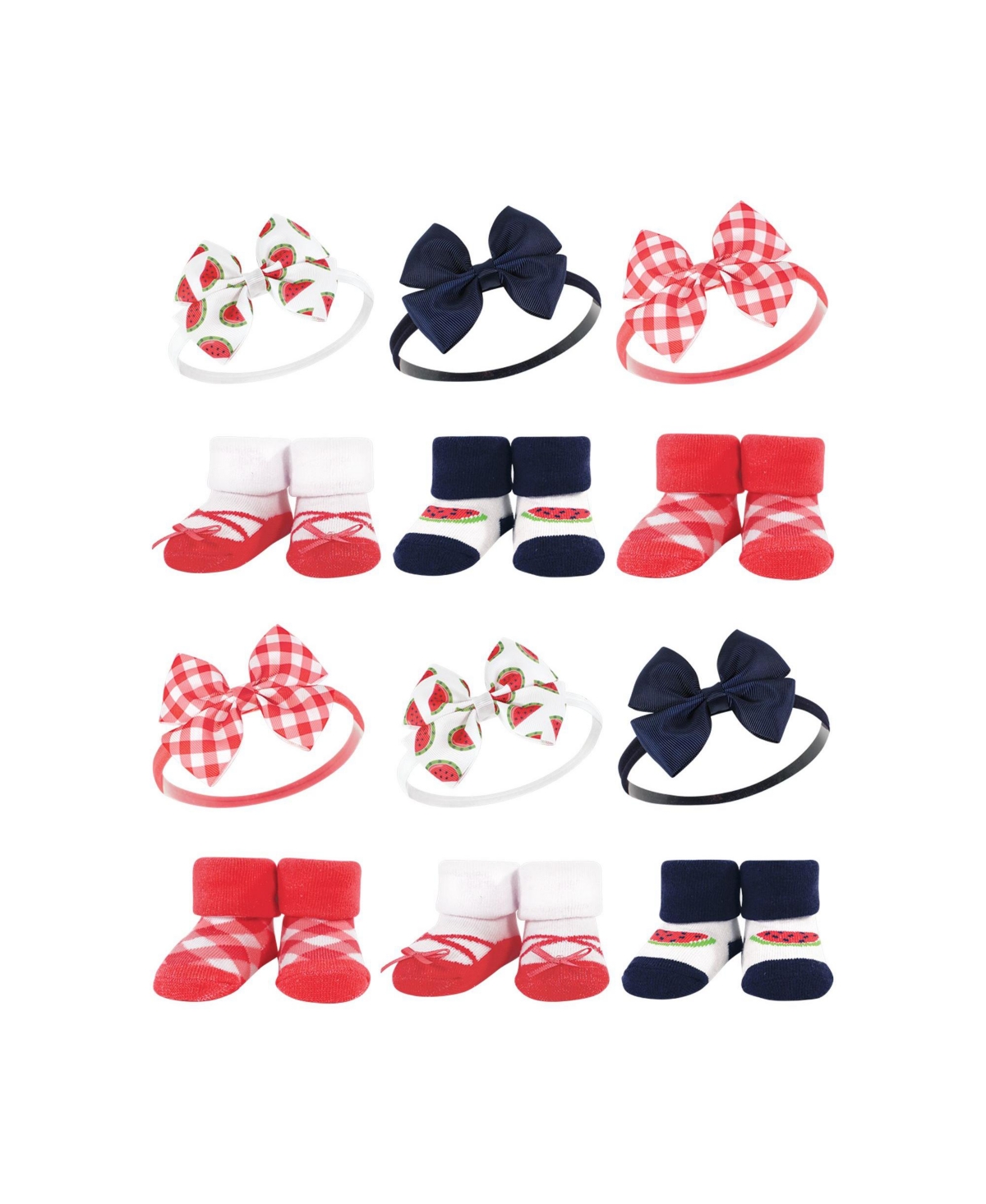 Click here for Hudson Baby Girls 12-Pack Headband & Socks Giftset... prices