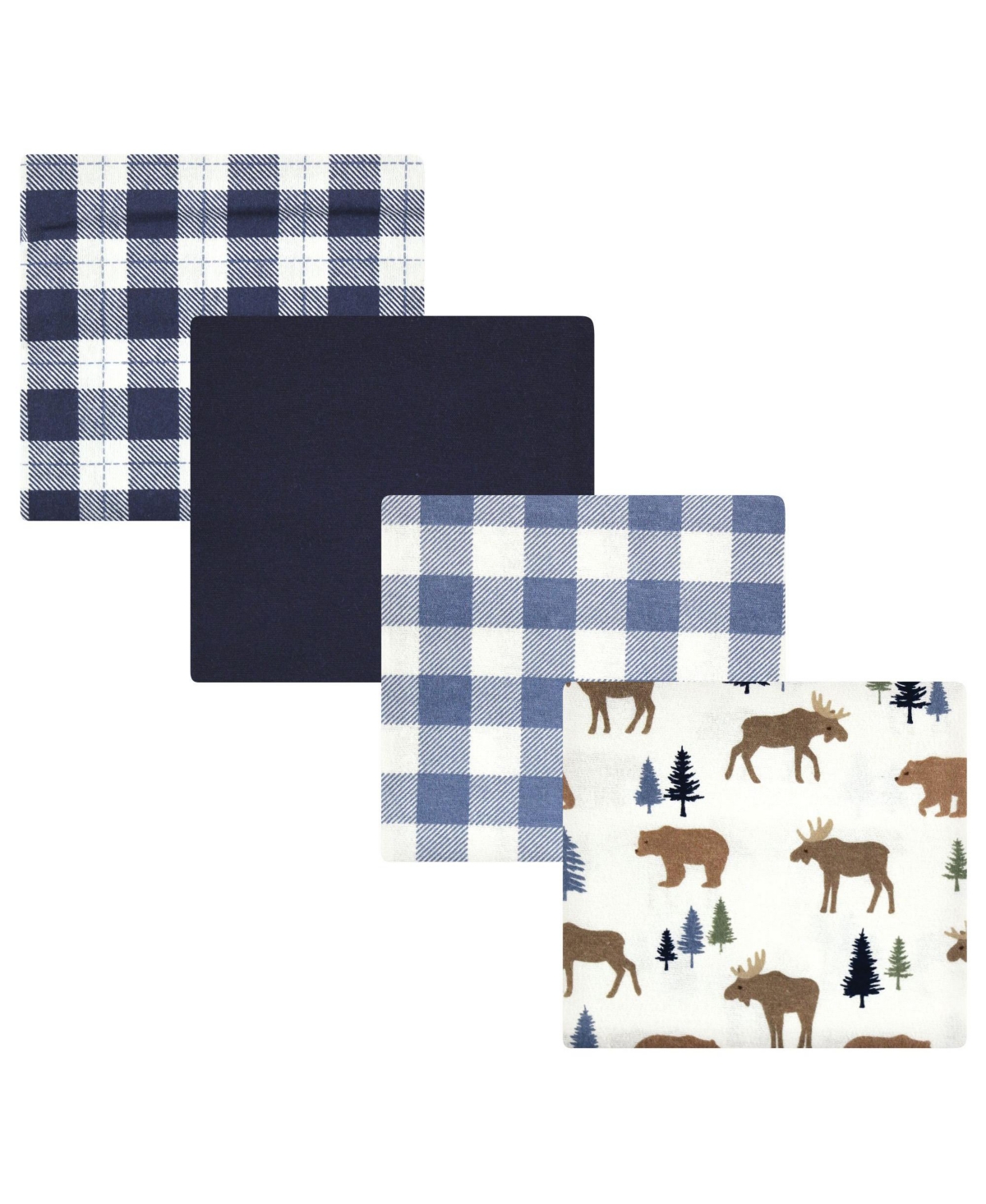 Click here for Hudson Baby Boys Soft 4 Piece Cotton-Poly Flannel... prices