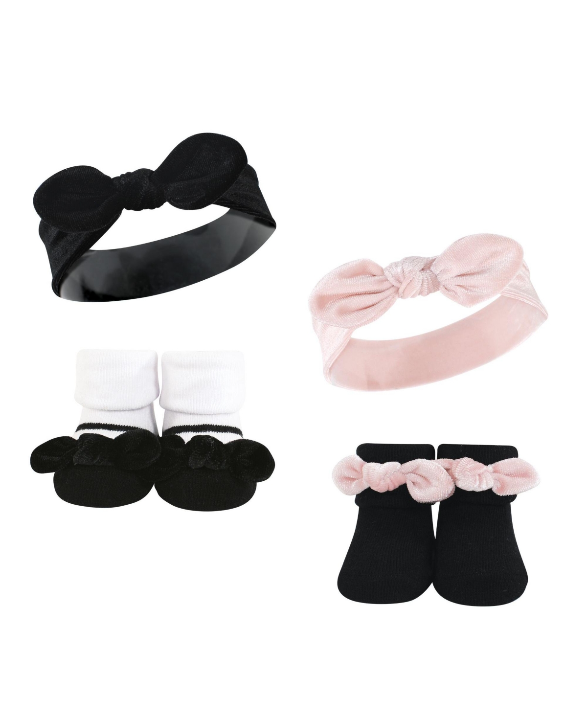 Click here for Hudson Baby Baby Girls Hudson 4Pc Socks/Headband G... prices