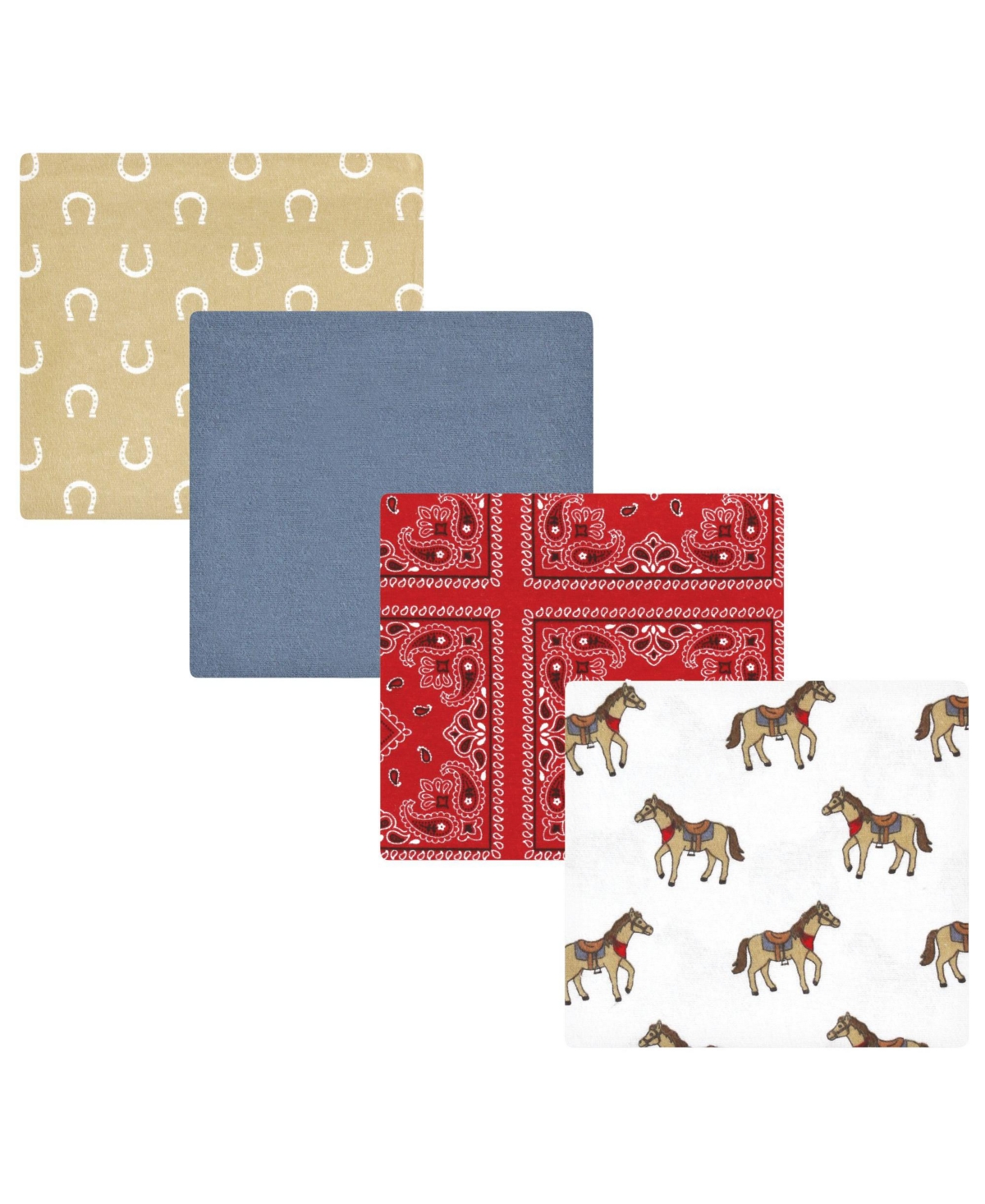 Click here for Hudson Baby Boys Soft 4 Piece Cotton-Poly Flannel... prices