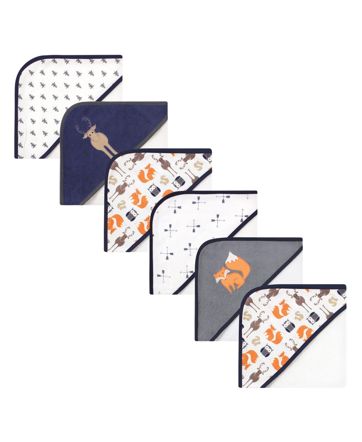 Click here for Hudson Baby Infant Boy 6Pc Cotton Rich Hooded Towe... prices