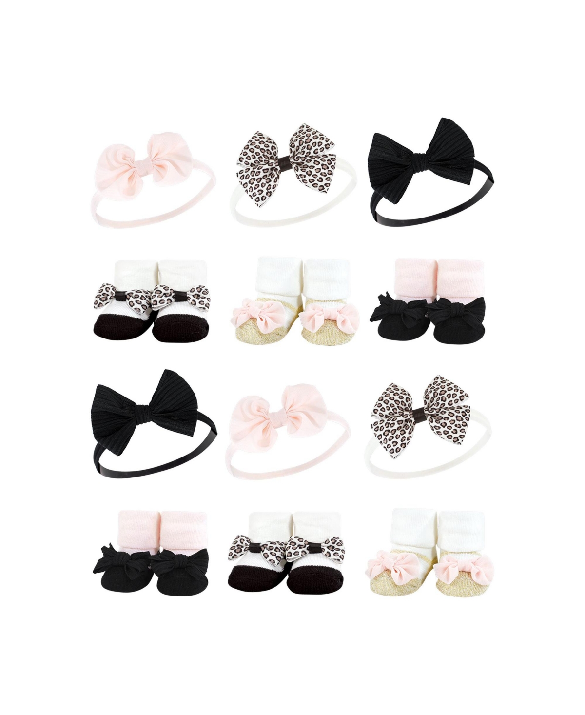 Click here for Hudson Baby Girls 12Pc Headband and Socks Giftset... prices