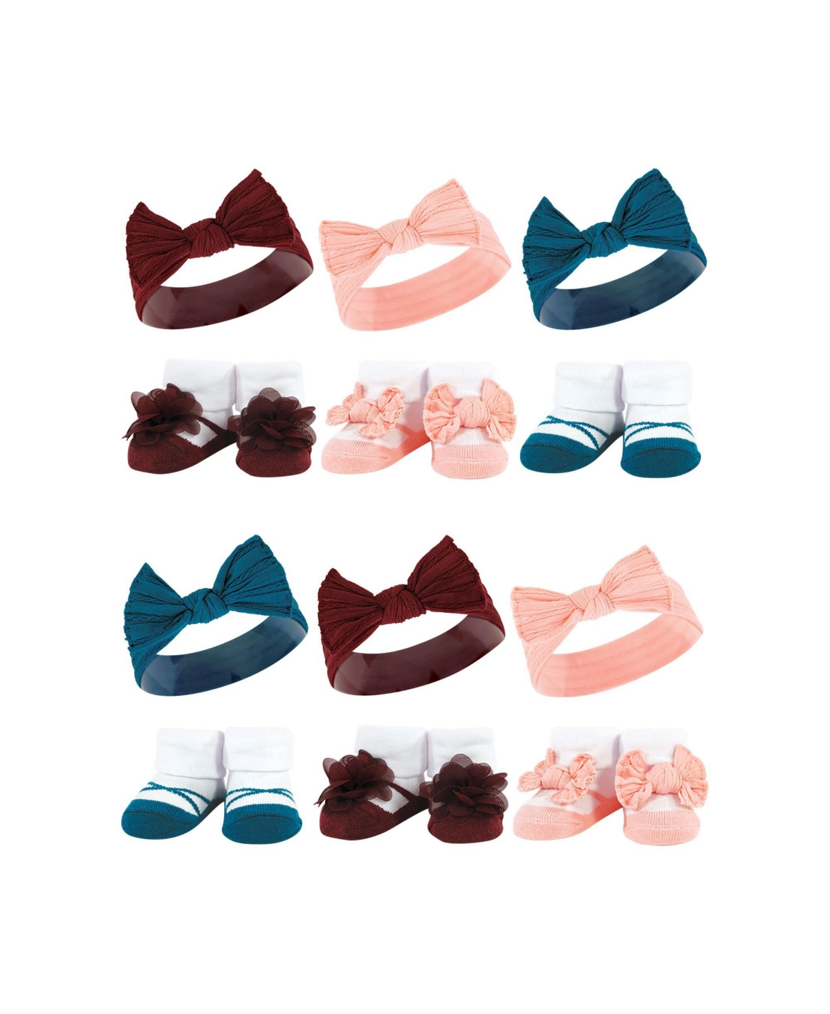 Click here for Hudson Baby Girls Soft Headband and Socks Giftset... prices