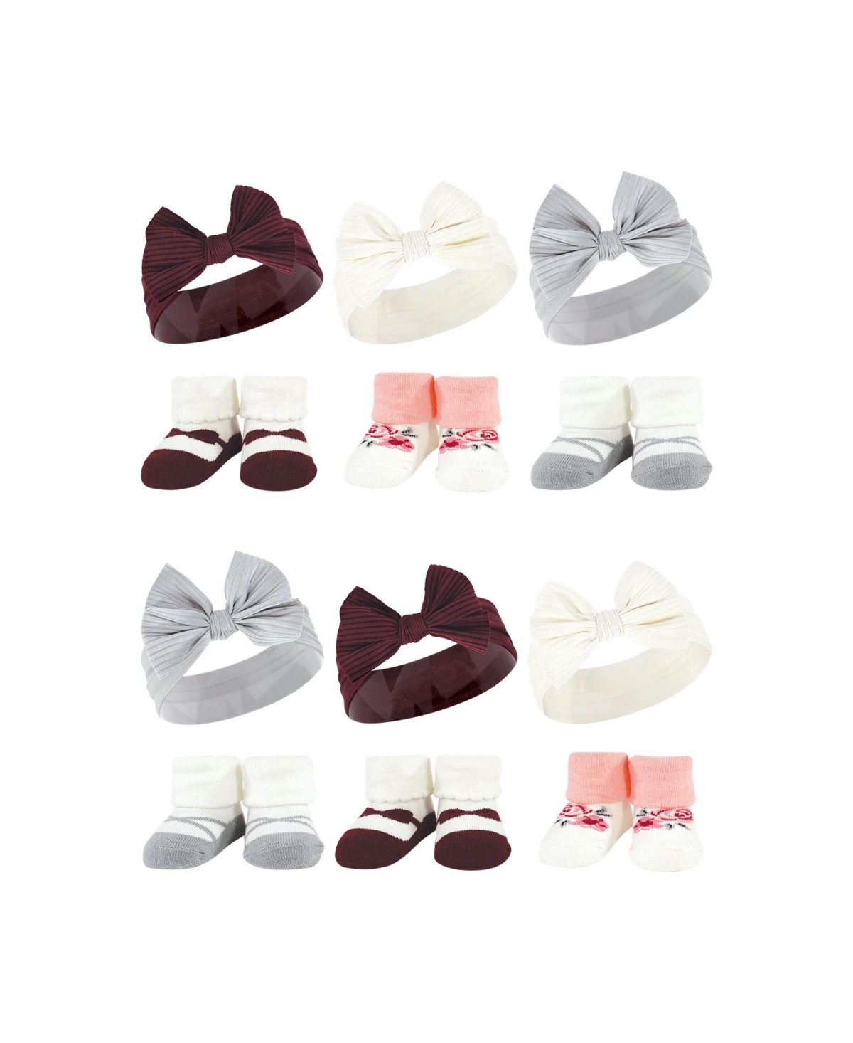 Click here for Hudson Baby Girls 12-Pack Headband & Socks Giftset... prices