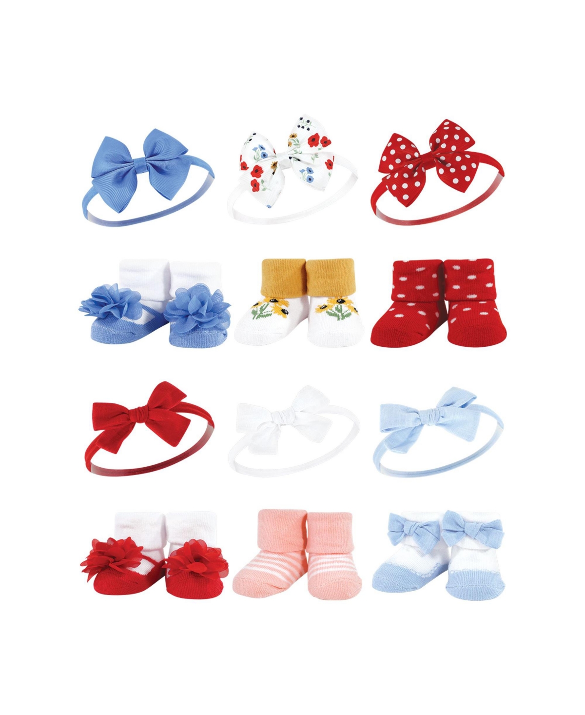 Click here for Hudson Baby Girls Soft Headband and Socks Giftset... prices