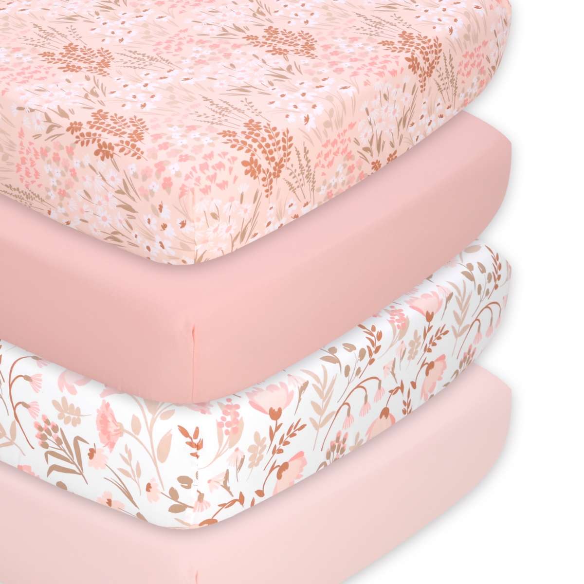 Click here for The Peanutshell Whimsical Floral Microfiber 4 Pack... prices