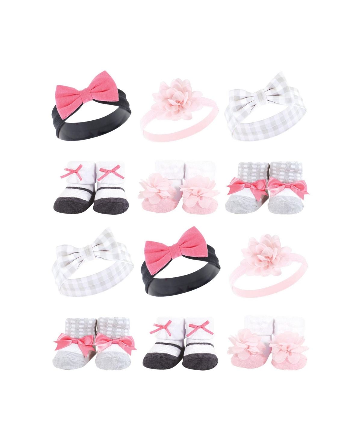 Click here for Hudson Baby Girls 12-Pack Headband & Socks Giftset... prices