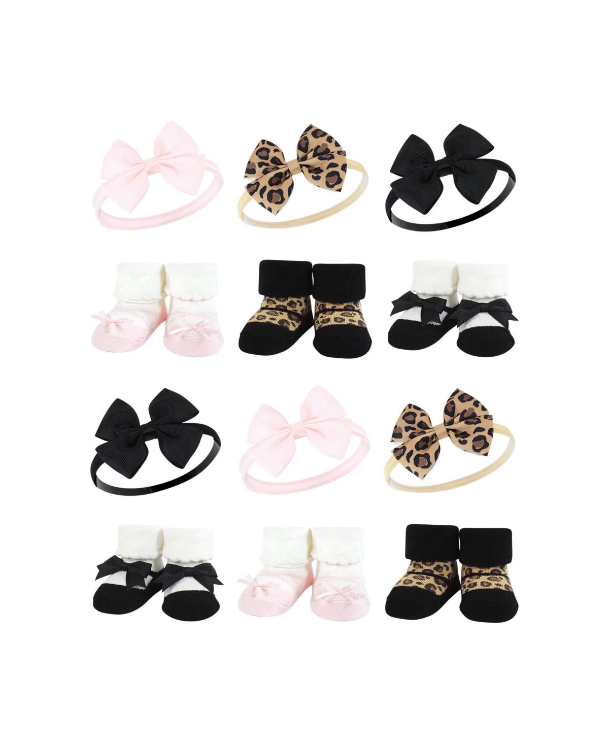 Click here for Hudson Baby Girls 12Pc Headband and Socks Giftset... prices