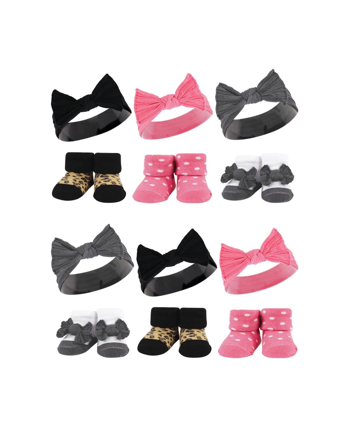 Click here for Hudson Baby Girls 12Pc Headband and Socks Giftset... prices