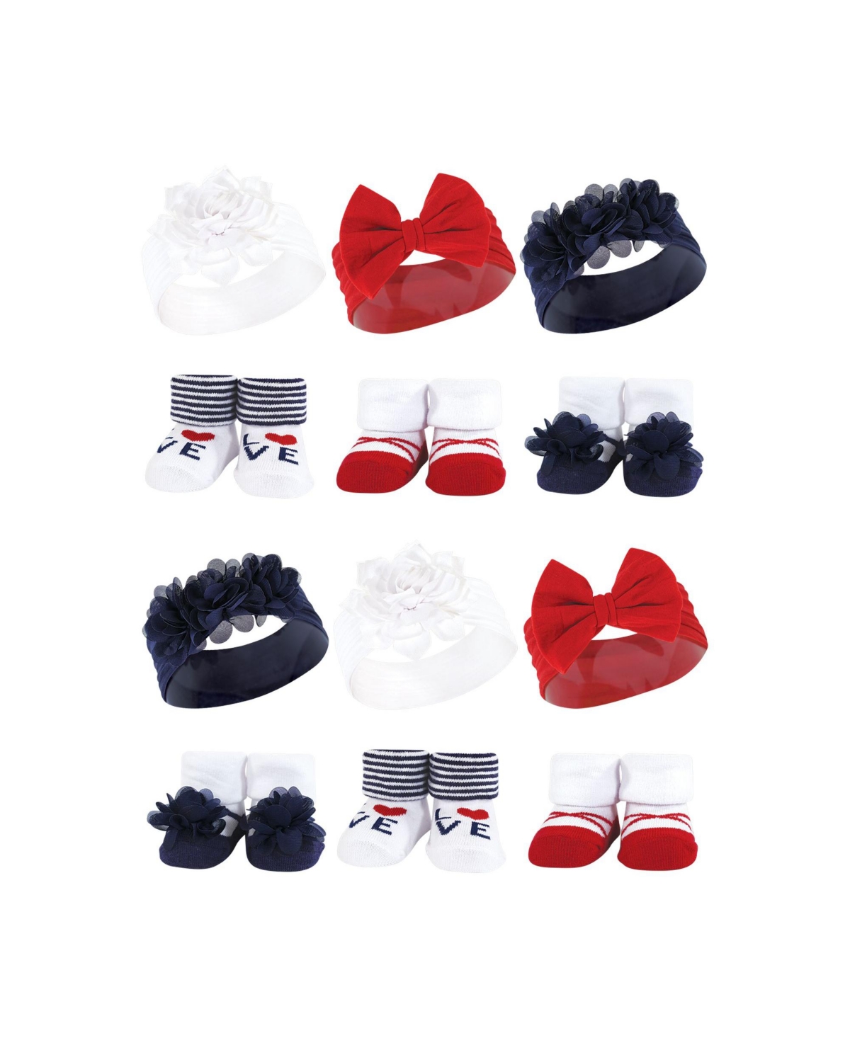 Click here for Hudson Baby Girls Soft Headband and Socks Giftset... prices