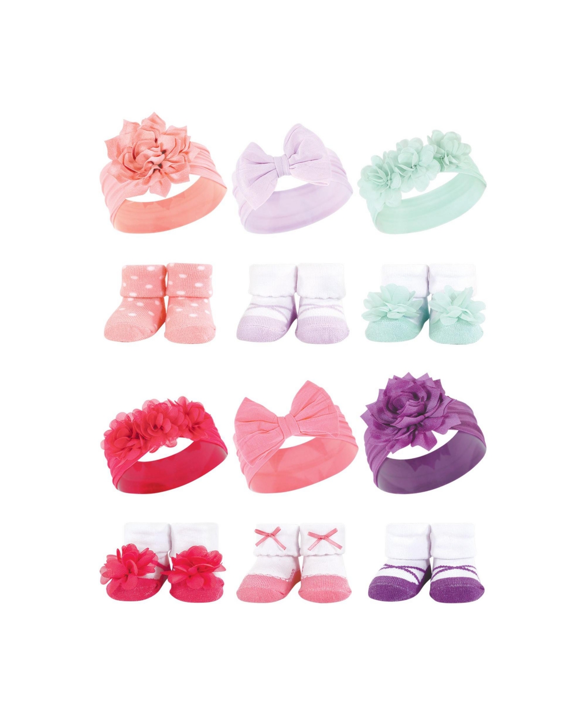 Click here for Hudson Baby Girls Soft Headband and Socks Giftset... prices