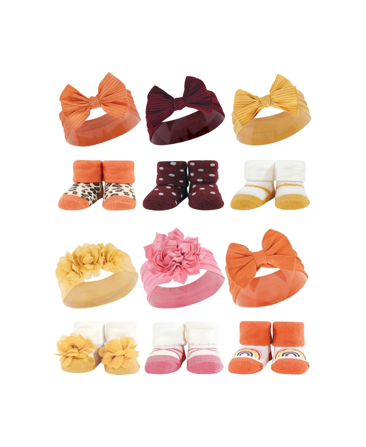 Click here for Hudson Baby Girls 12-Pack Headband & Socks Giftset... prices