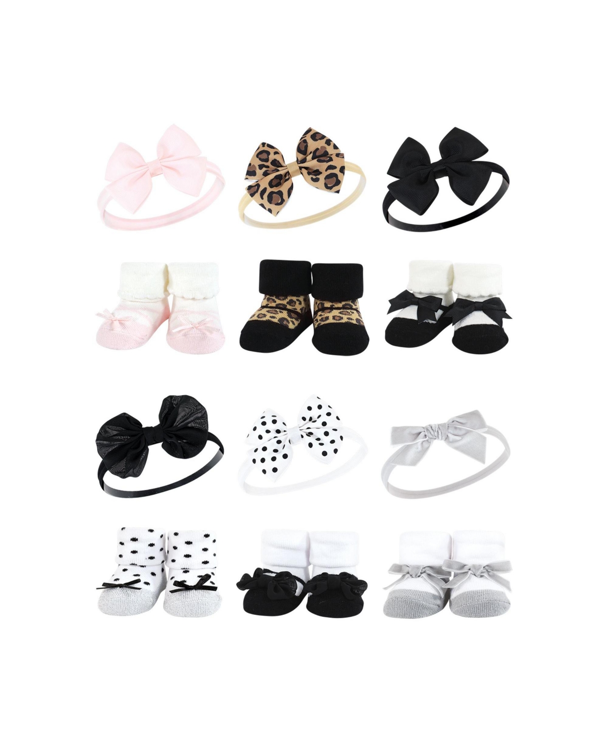 Click here for Hudson Baby Girls 12Pc Headband and Socks Giftset... prices