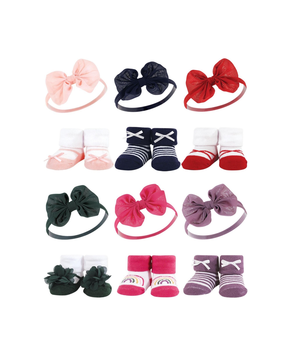 Click here for Hudson Baby Girls Soft Headband and Socks Giftset... prices