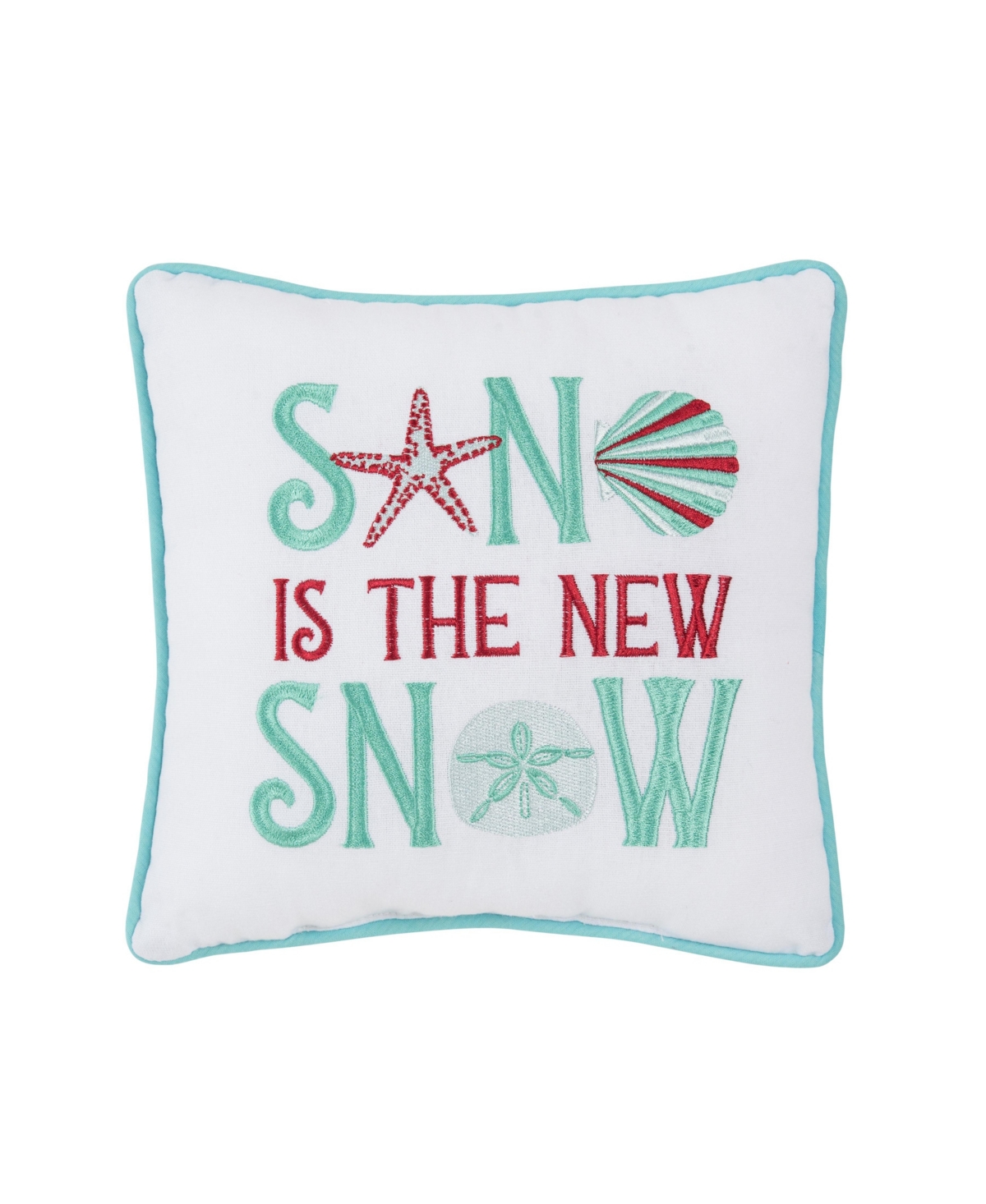 Click here for Sand Is The New Snow Small Christmas Accent Pillow... prices