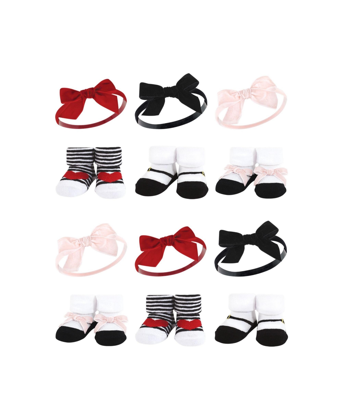 Click here for Hudson Baby Girls 12Pc Headband and Socks Giftset... prices