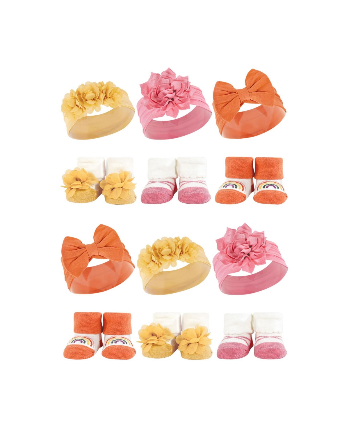 Click here for Hudson Baby Girls Soft Headband and Socks Giftset... prices