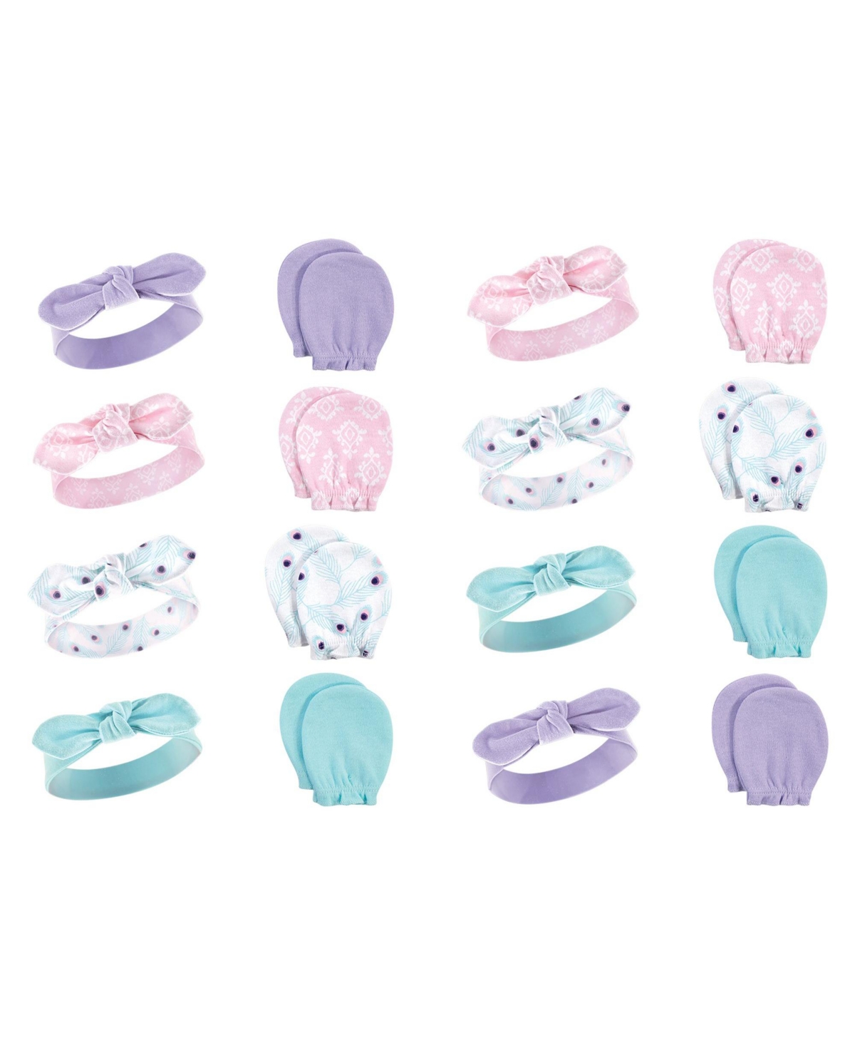 Click here for Hudson Baby Baby Girls Hudson 16Pc Headband and Sc... prices