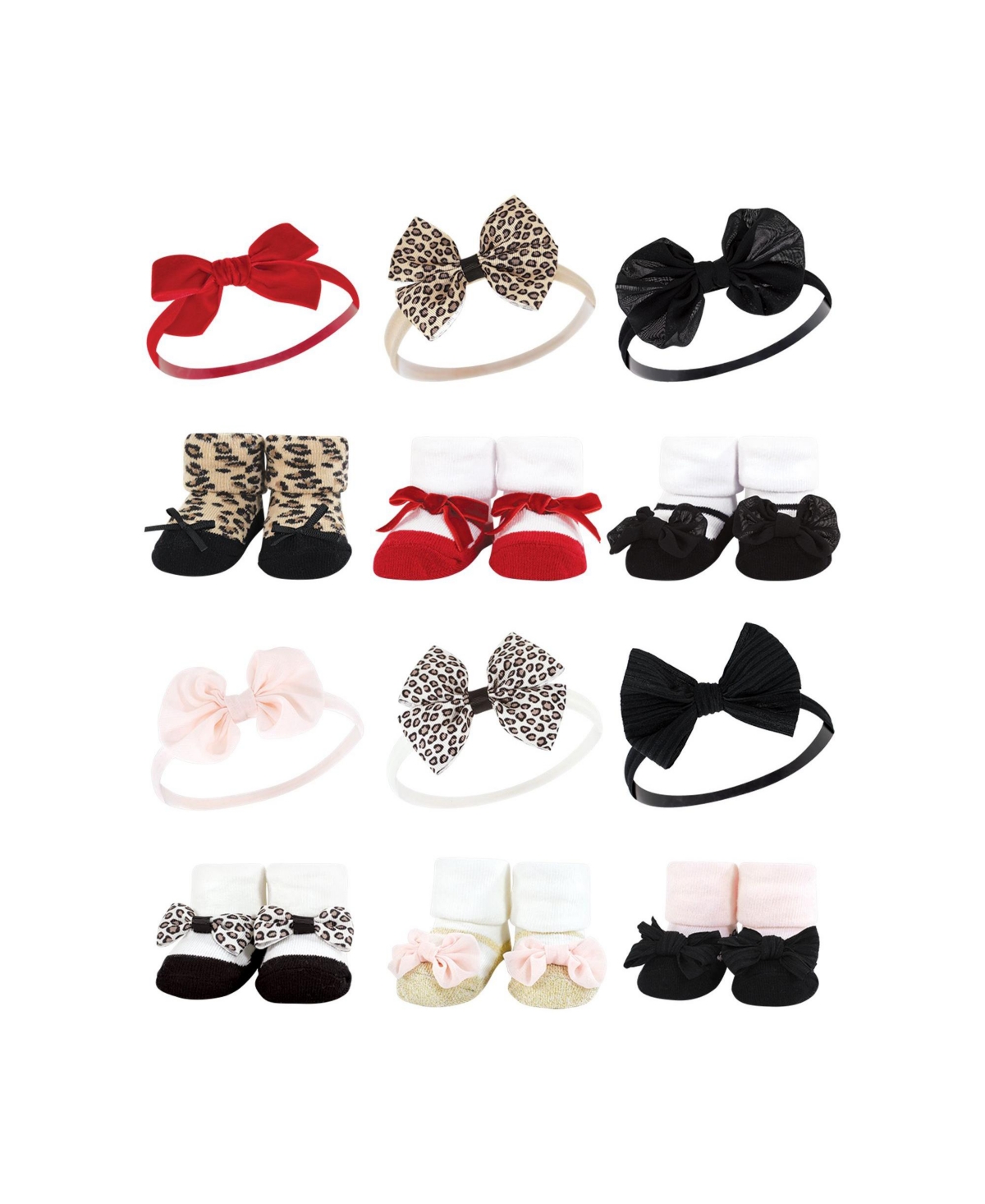Click here for Hudson Baby Girls Soft Headband and Socks Giftset... prices
