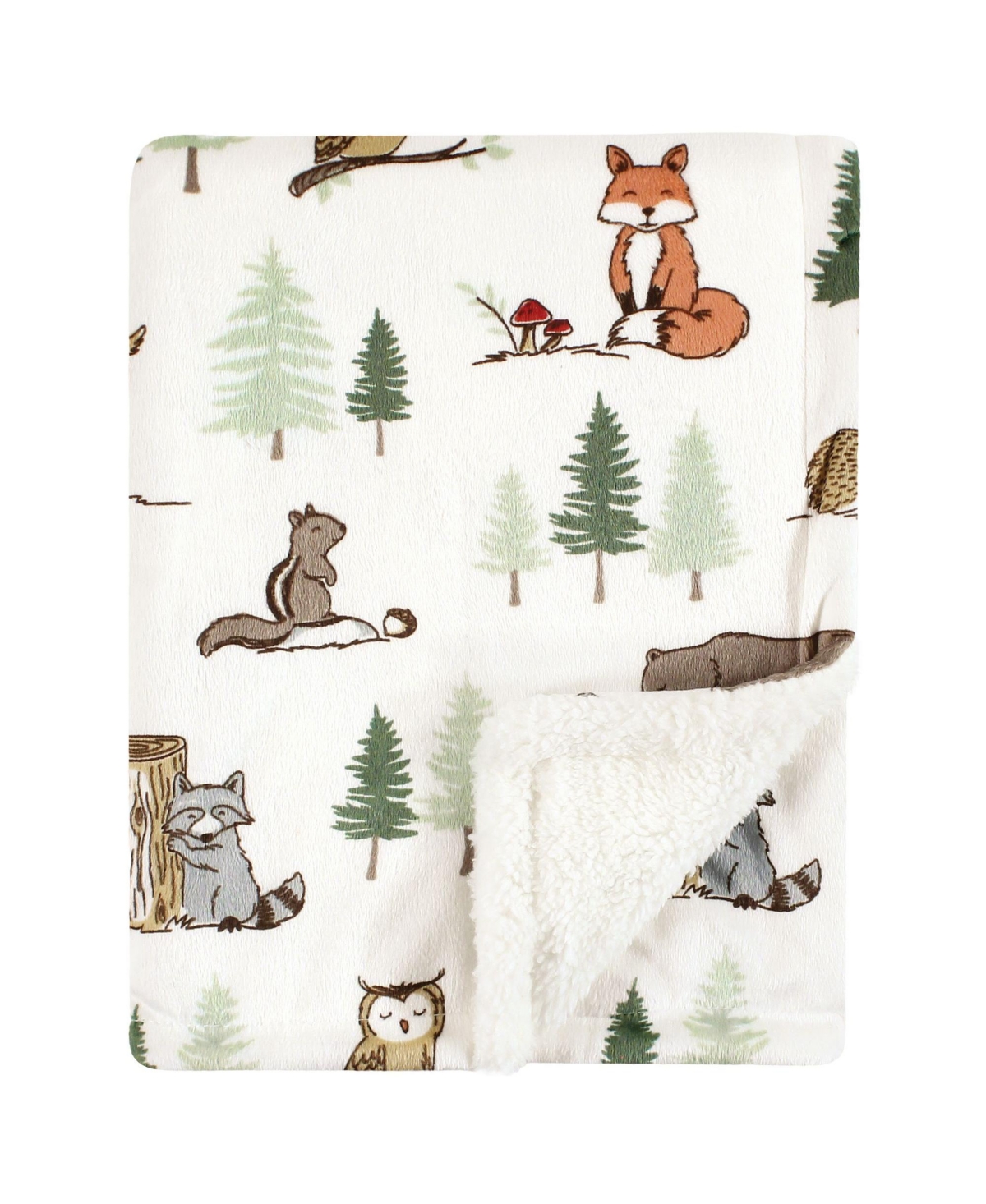 Click here for Hudson Baby Boys Dual-Sided Mink and Sherpa Plush... prices