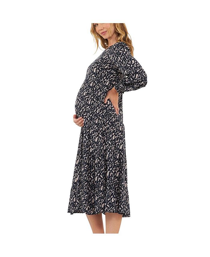 Ripe Maternity Maternity Izzie Tiered Dress - Macy's