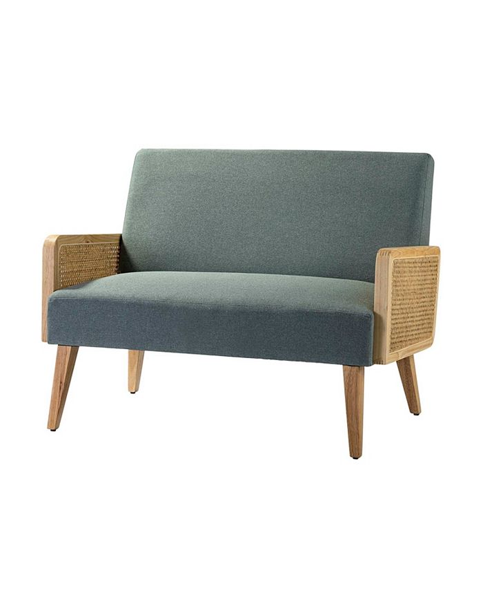 Hulala Home Parsa Modern Hand-built Arm Loveseat - Macy's