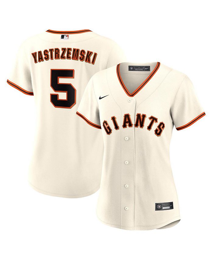 Nike Women's Mike Yastrzemski Cream San Francisco Giants Home Replica ...
