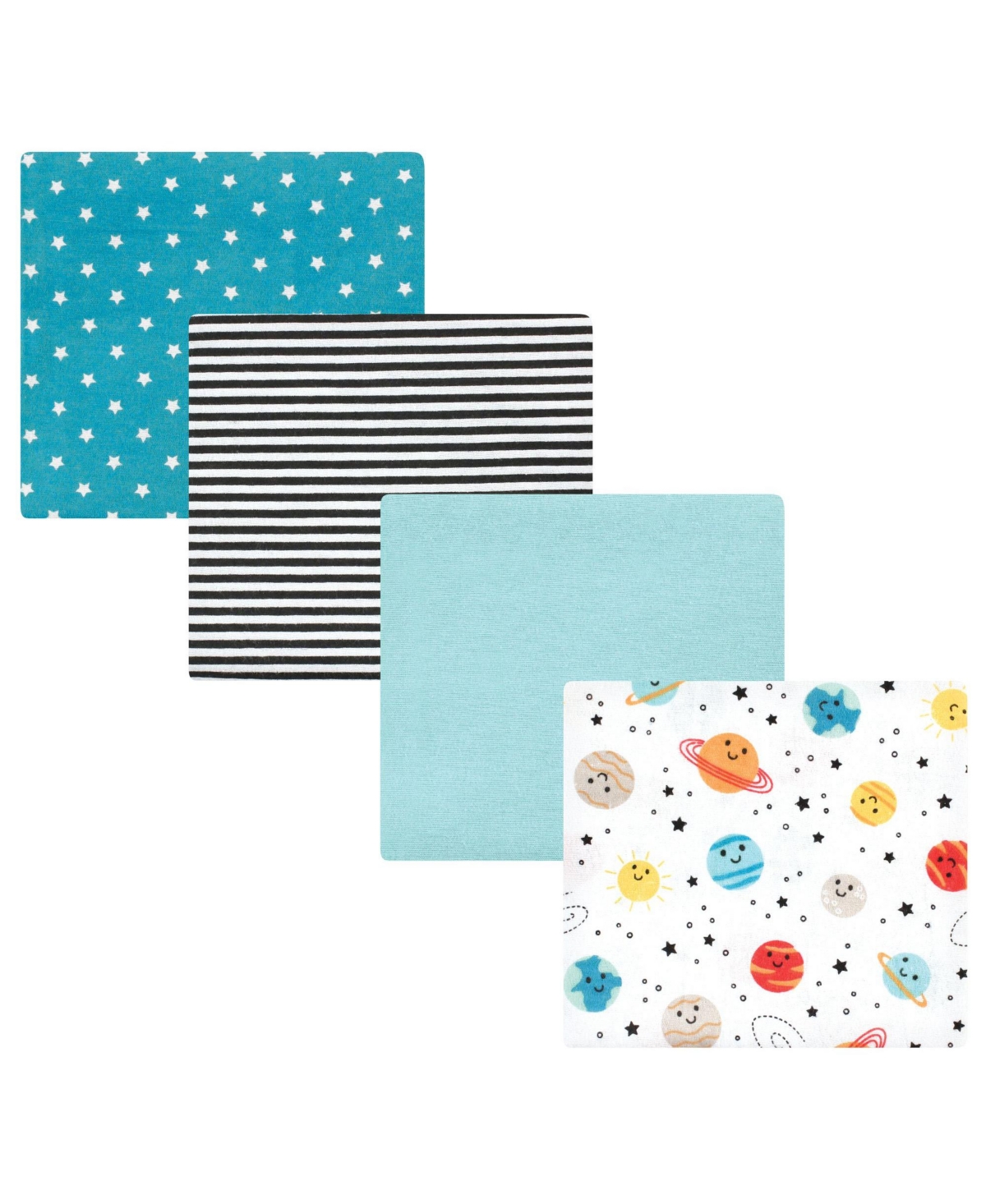 Click here for Hudson Baby Boys Soft 4 Piece Cotton-Poly Flannel... prices