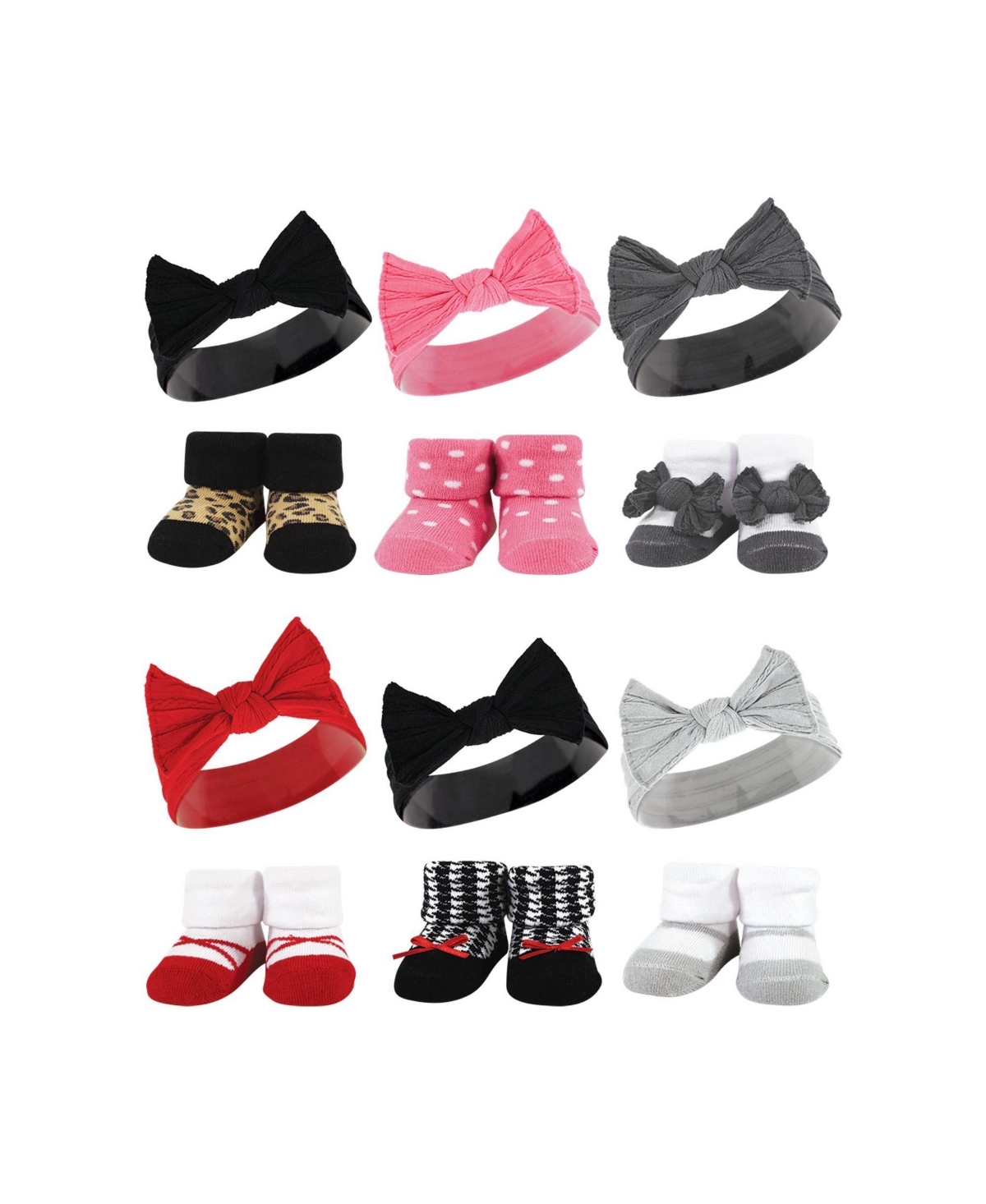 Click here for Hudson Baby Girls 12Pc Headband and Socks Giftset... prices