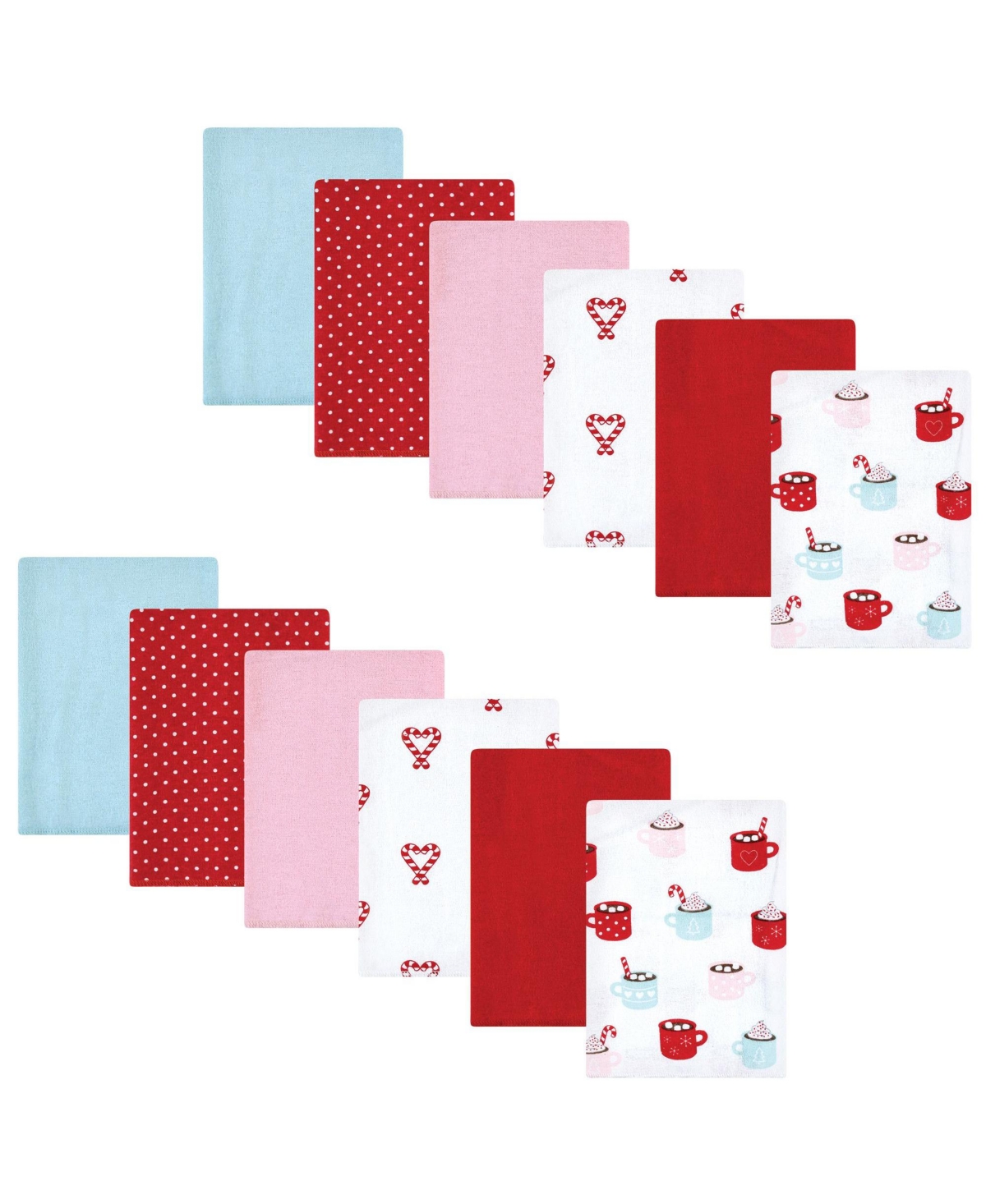 Click here for Hudson Baby Girls Cotton Flannel Burp Cloths Bundl... prices