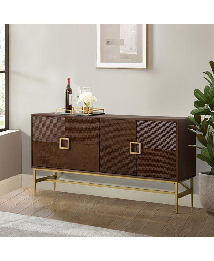 Hulala Home Dietmanns Modern 65'' Wide Sideboard WALNUT - Macy's