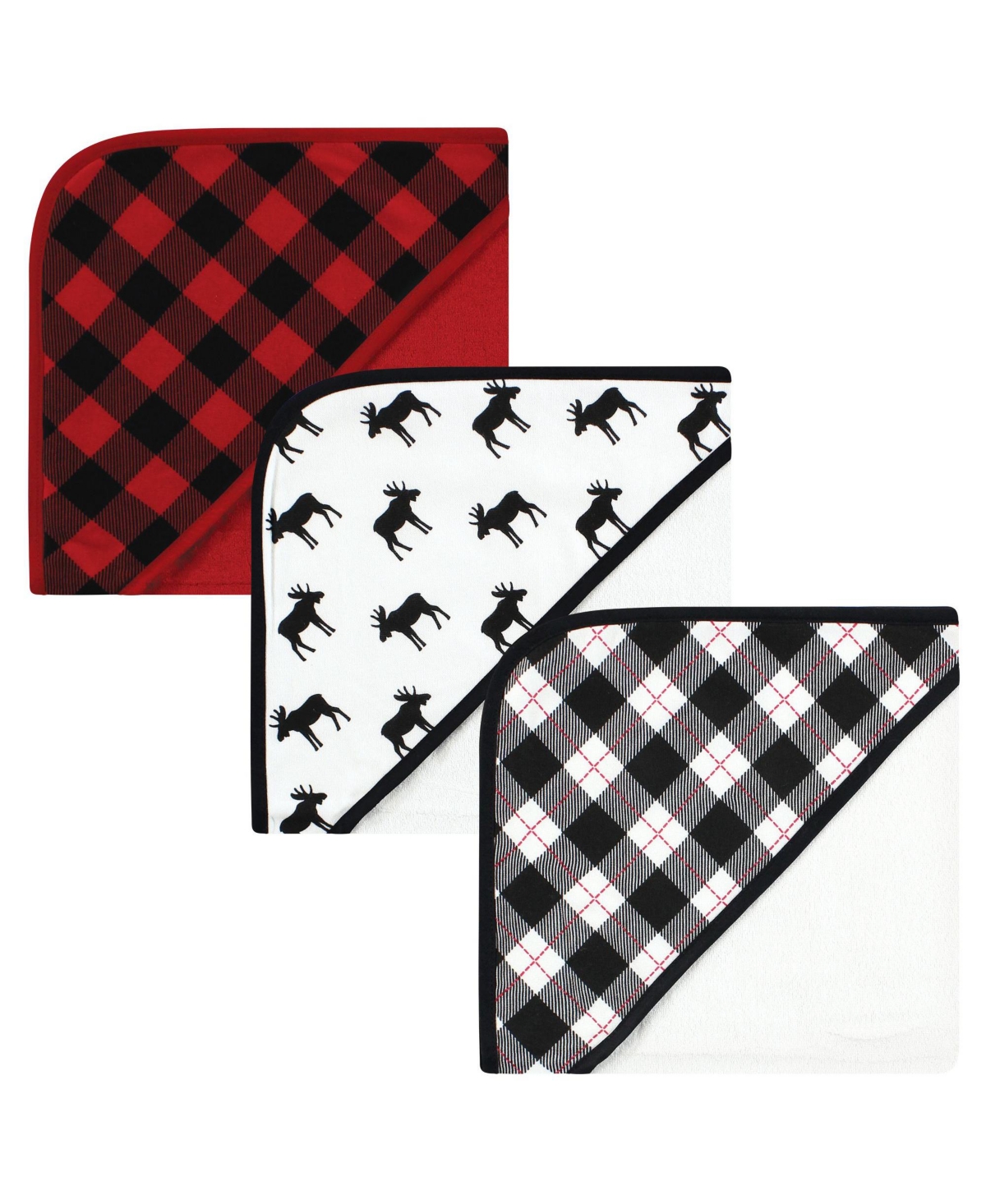 Click here for Hudson Baby Cotton Hooded - Black moose prices