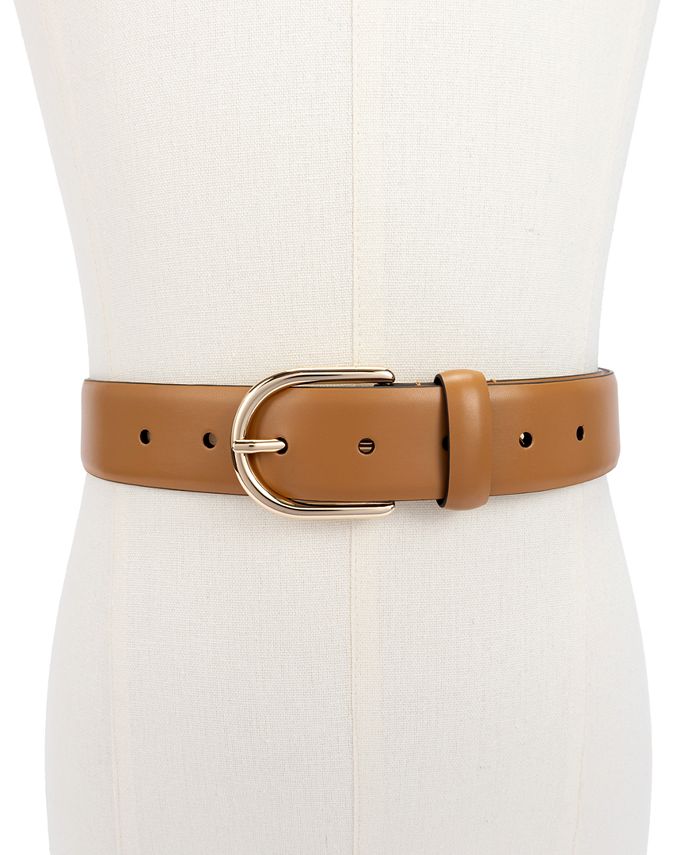 kate spade new york Women's 35mm Feather Edge Belt - Macy's