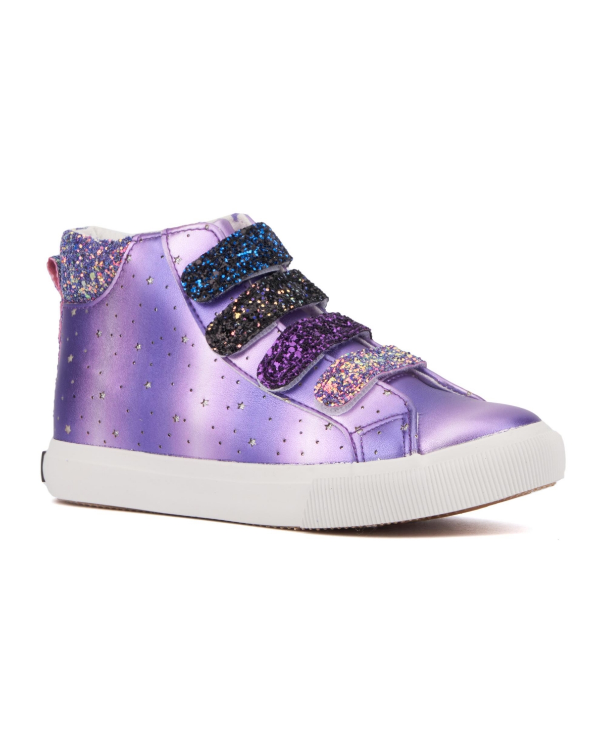 Click here for Olivia Miller Girls Rain Bow High Top Sneaker - Pu... prices