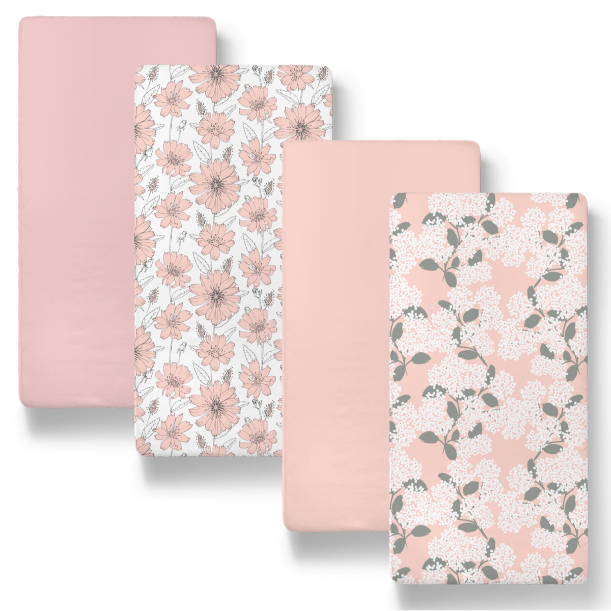 Click here for The Peanutshell Cottage Floral Cotton Jersey 4 Pac... prices