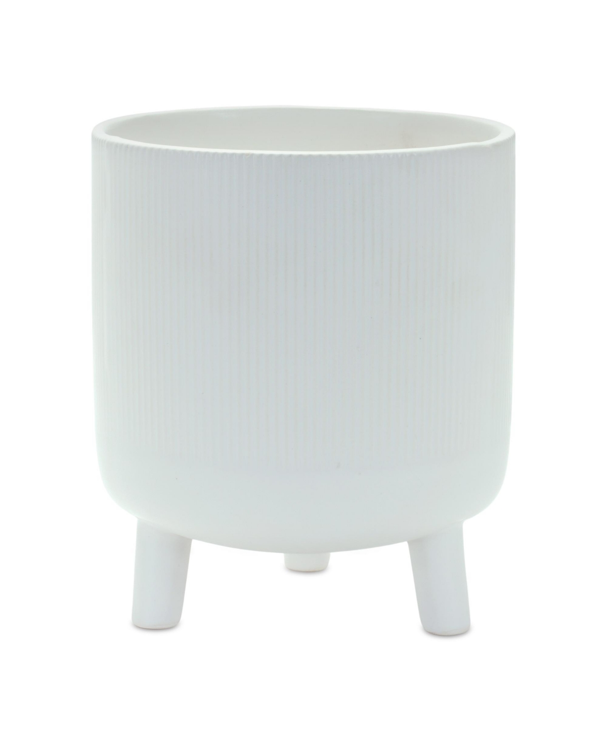 Click here for Slickblue 7 Ribbed Stone Footed Planter for Elegan... prices