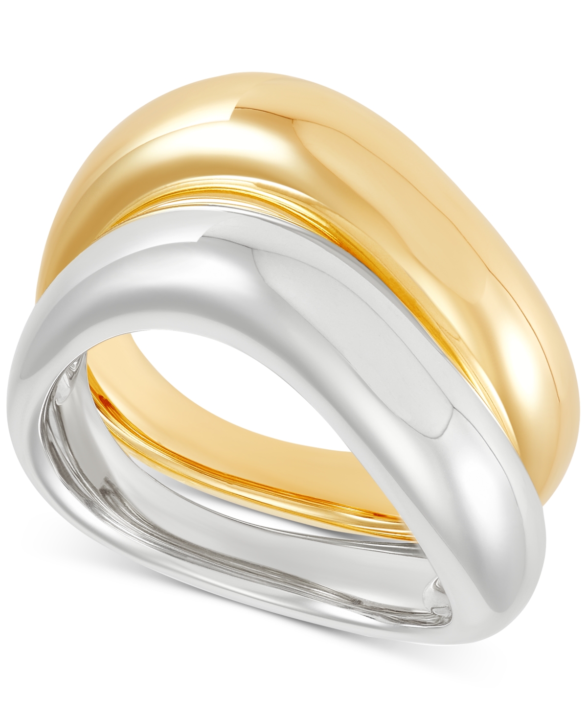 Click here for 2-Pc. Set Wavy Polished Stack Rings in Sterling Si... prices