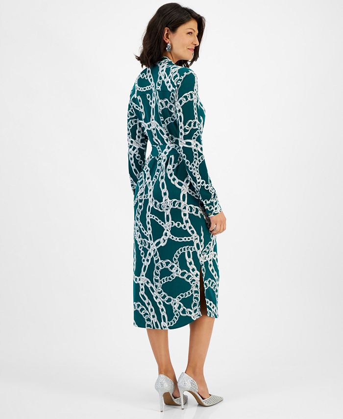 I.N.C. International Concepts Collared Shirt Dress, Created for Macy's ...