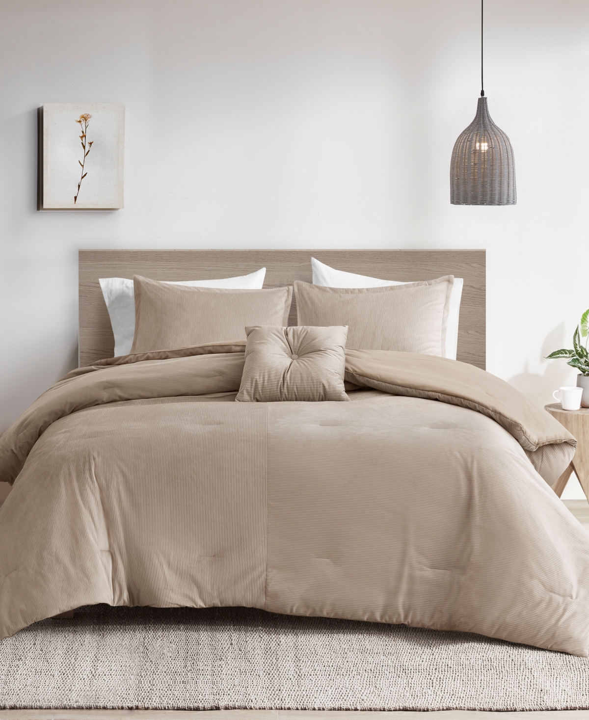 Click here for Jla Home Lawson 4-Pc. Comforter Sets - Tan prices