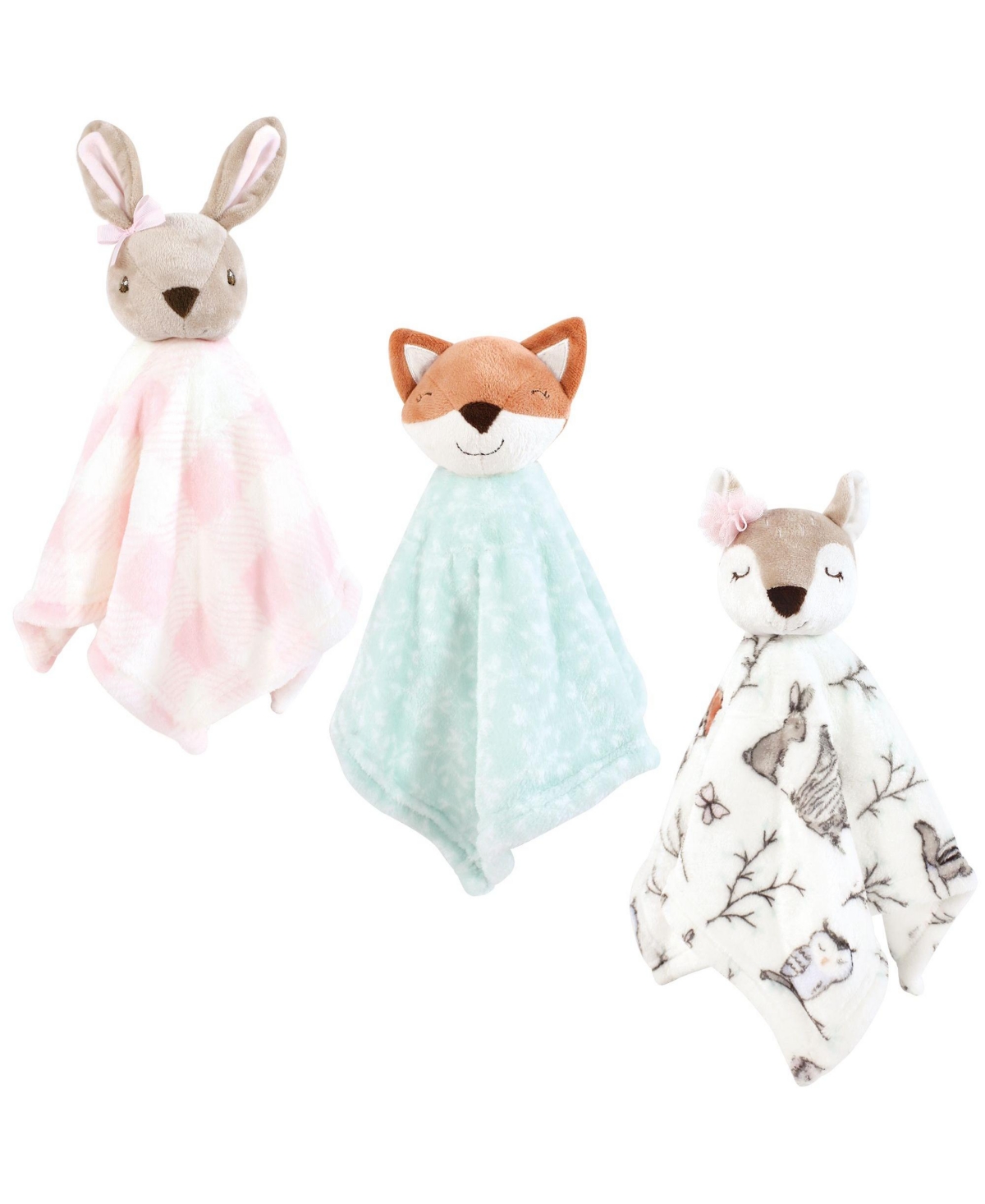 Click here for Hudson Baby Girls Animal Face Security Blanket  Bu... prices