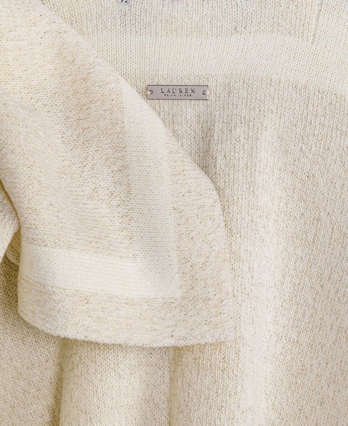 Lauren Ralph Lauren Sparkle Jet Setter Wrap - Macy's