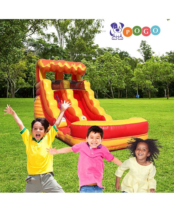 Pogo Bounce House Inflatable Water Slide for Kids (Without Blower) - 21 ...