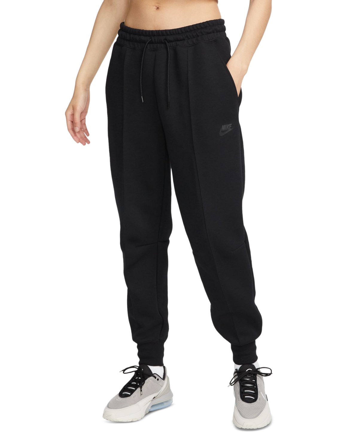 Click here for Nike Womens Sportswear Tech Fleece Mid-Rise Jogger... prices