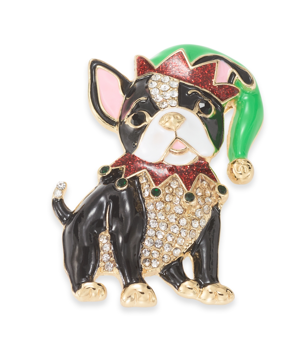 Click here for Holiday Lane Boston Terrier Hat Pin  Created for M... prices