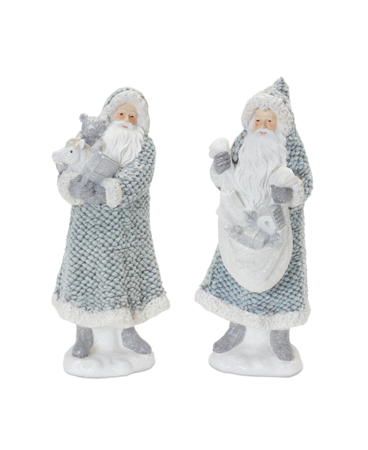 Click here for Slickblue Set of 2 Santa with Sweater Coat Figurin... prices