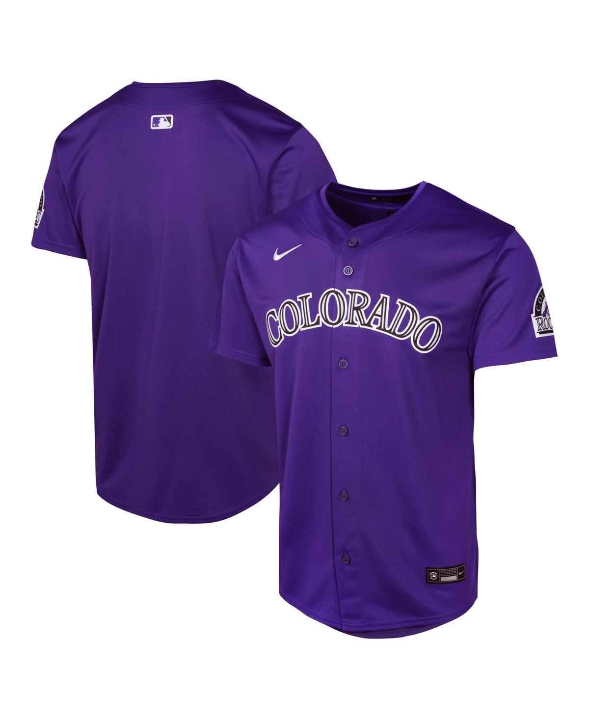 Click here for Nike Big Boys and Girls Purple Colorado Rockies Al... prices