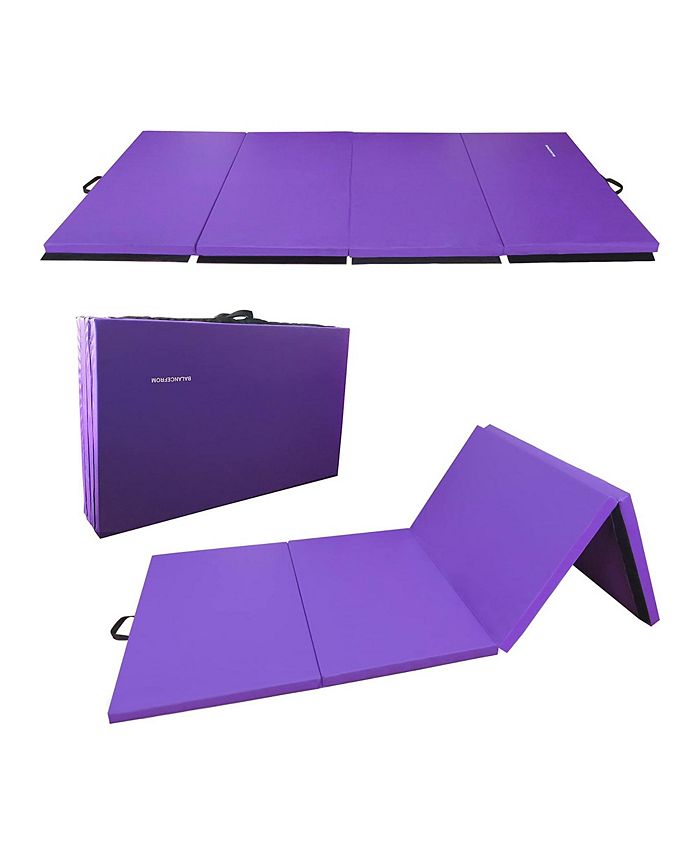 BalanceFrom Fitness GoGym 120x48in All Purpose Folding Gymnastics Mat ...