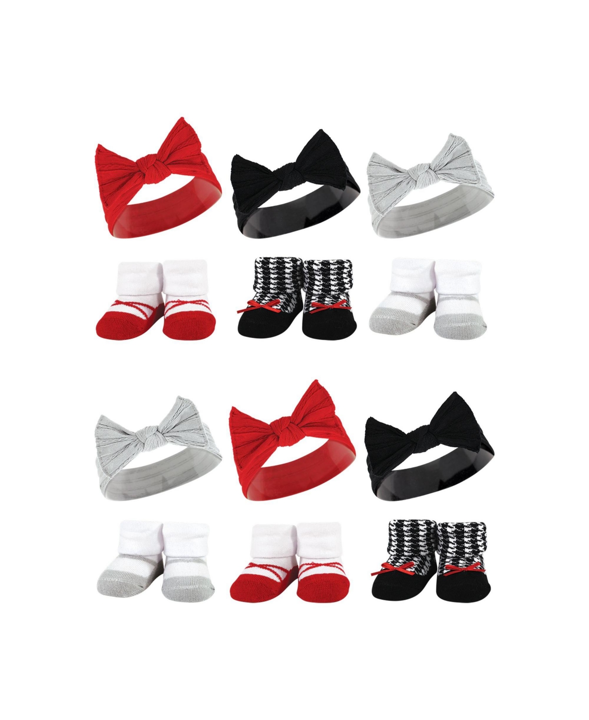 Click here for Hudson Baby Girls Soft Headband and Socks Giftset... prices