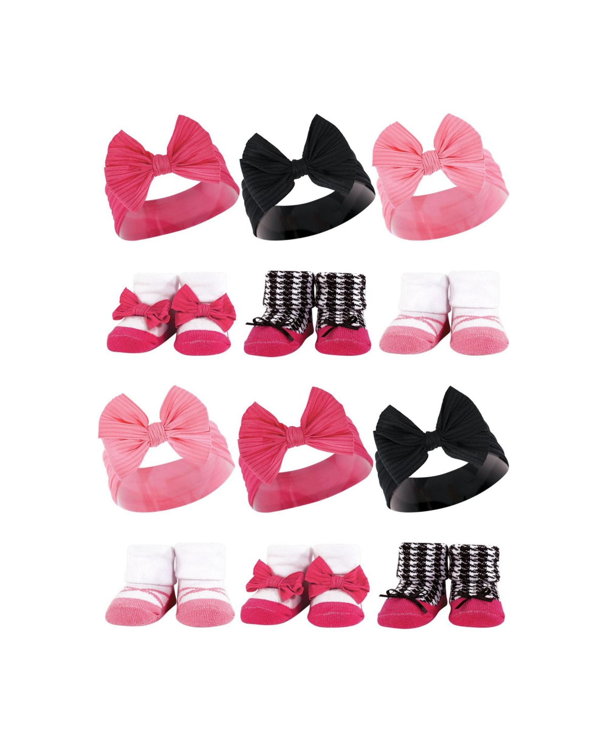 Click here for Hudson Baby Girls Soft Headband and Socks Giftset... prices